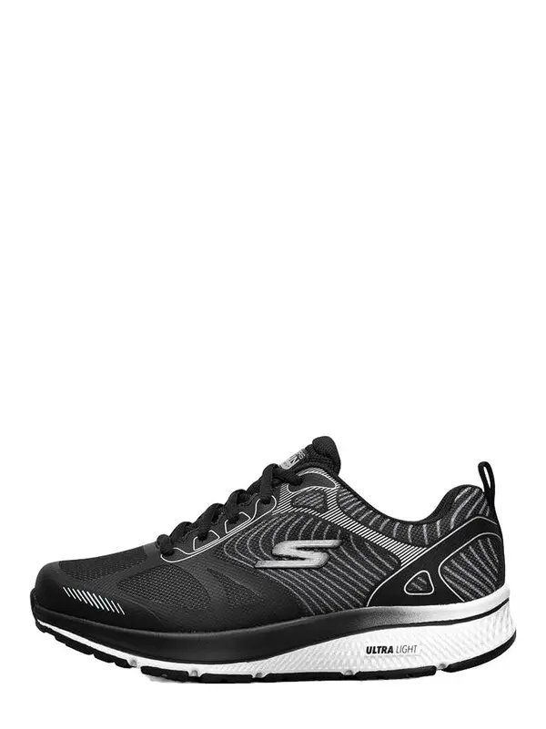 Sketchers Go Run Consistent Low-top Athletic Sneakers - Black/white