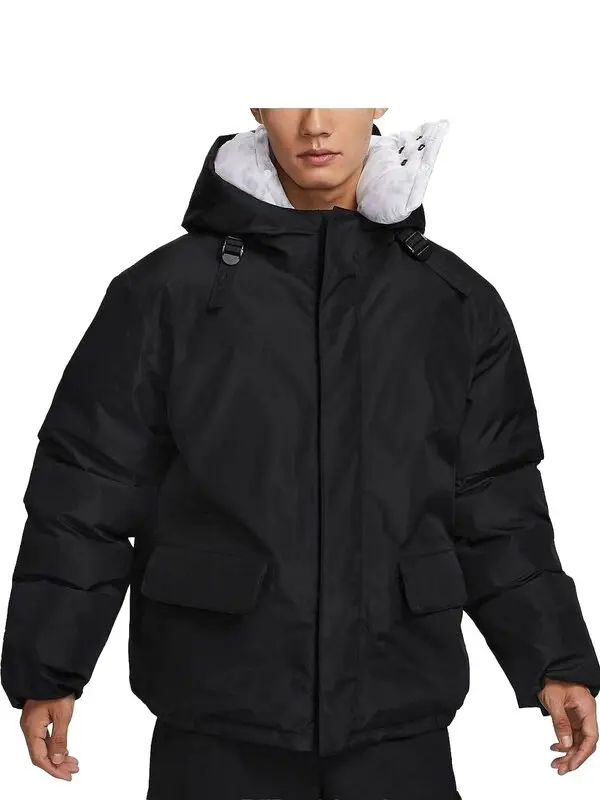 Nike Gore-tex Ecodown Hooded Jacket - Black/black