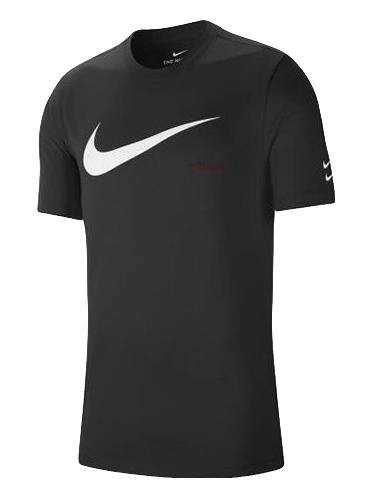 Nike Large Logo Short Sleeve T-shirt - Black