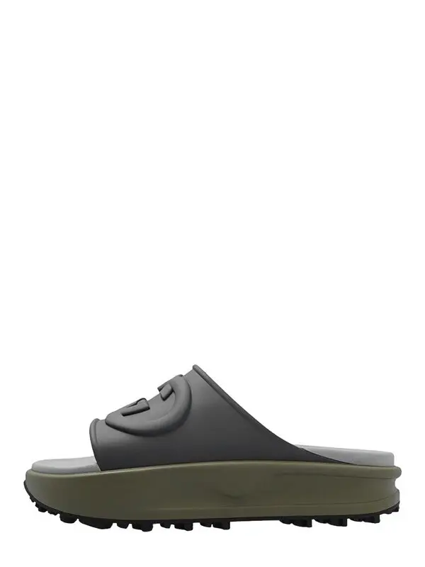 Gucci Interlocking G Slide - Dark Grey