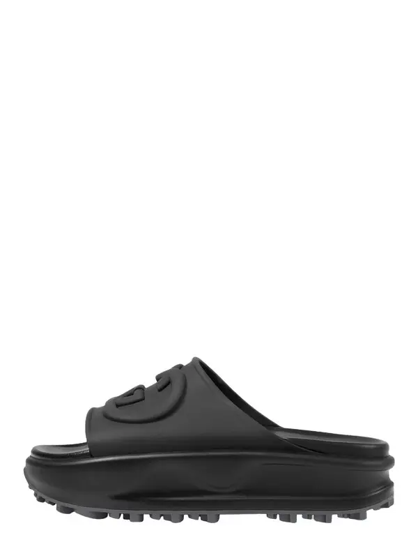 Gucci Interlocking G Slides - Black