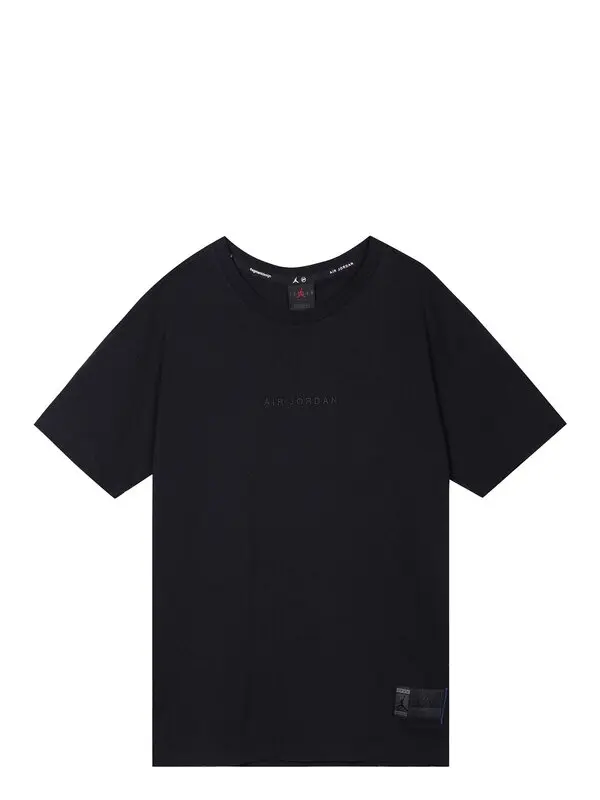 JORDAN X Fragment Design Fw Street Style Collaboration Cotton Logo - Black