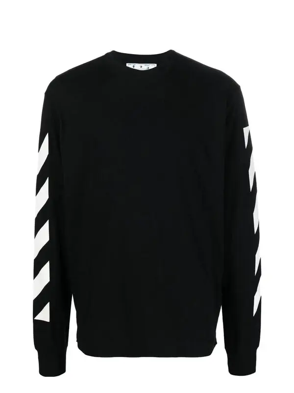 Off-White Arrow Stripe Pullover - Black/white