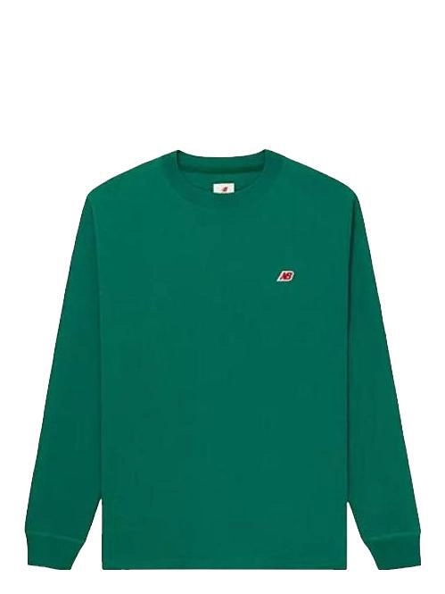 NEW BALANCE Made In Usa Core Crewneck Long Sleeves T-shirt Asia Sizing - Classic Pine