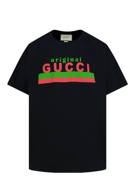 Gucci Original Print Oversize T-shirt - Black
