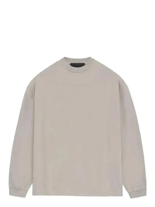 Fear Of God Fw23 Long Sleeve Tee 'silver Cloud - Grey/brown