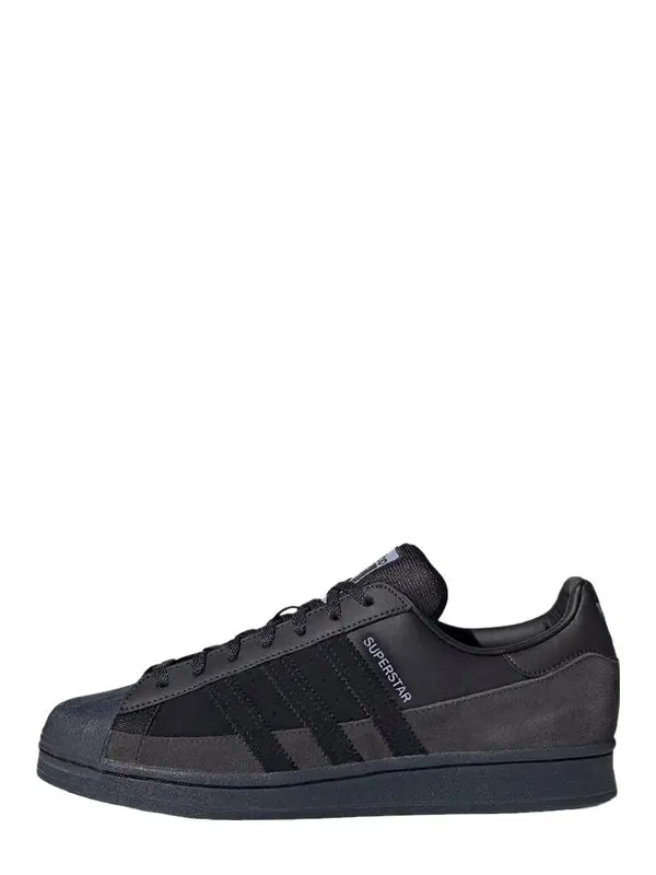 Adidas Originals Superstar "supermodified" Low Top Sneakers - Black/gray/blue