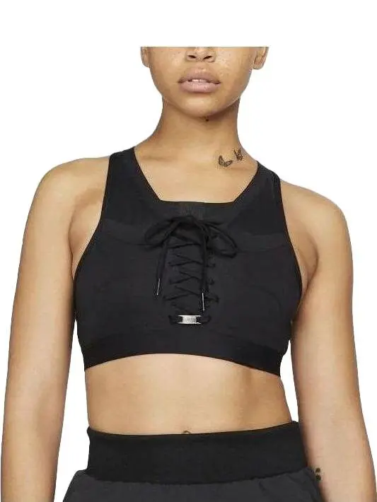 Nike Dri-fit Swoosh Air Force 1 Sports Bra - Black