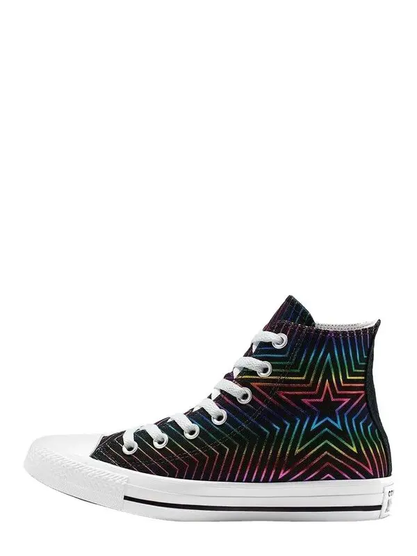 CONVERSE Chuck Taylor All Star High Top Sneakers With Star Graphic - Black