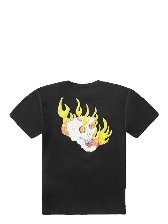 VANS Back Printing Short Sleeve Couple Style - Black