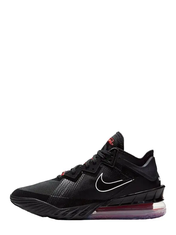 Nike Lebron 18 Low 'bred' Athletic Sneakers - Black