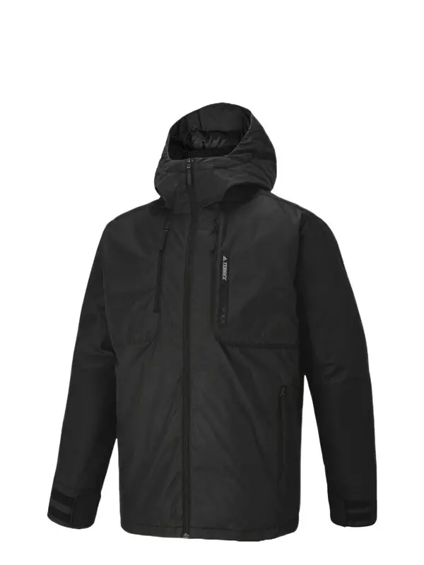 Adidas Fwa Vrst Gdown Hooded Stay Warm With Down Feather Jacket Black - Default Color