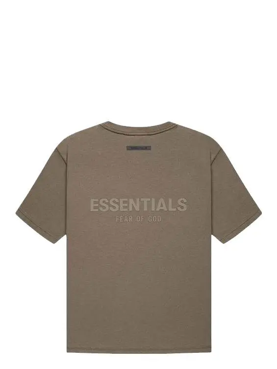 Fear Of God Fw21 Logo Tee 'harvest - Brown