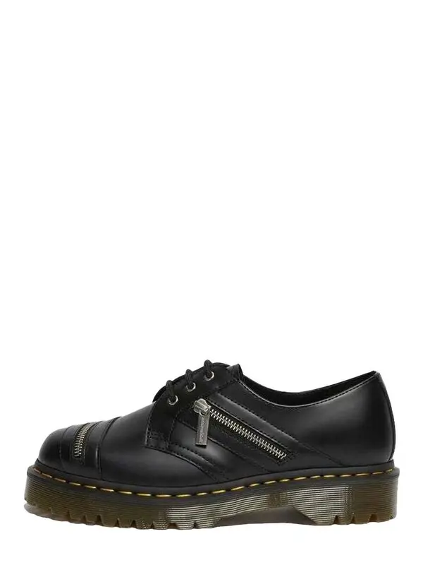 Dr. Martens 1461 Bex Zip Leather Shoes - Black