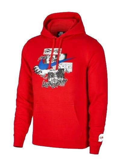 Nike X Lpl Crossover Hooded Long Sleeve - Red