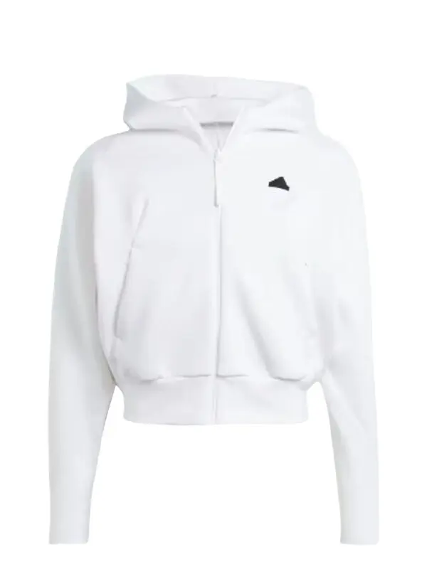 Adidas Z.n.e. Full-zip Hoodie - White