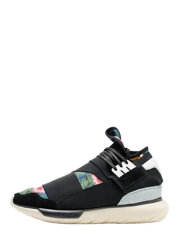 Adidas Y-3 Qasa Hi 'floral - Graphic/black/vapour Blue