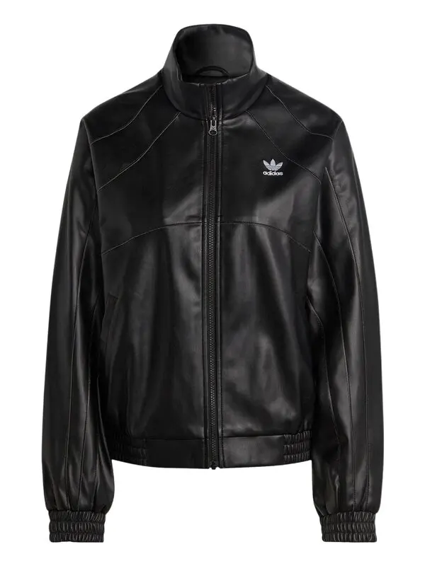 Adidas Adicolor Faux Leather Jacket - Black