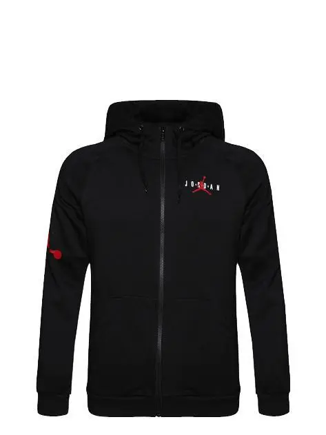 JORDAN Jumpman Air Fleece Full-zip Hoodie - Black
