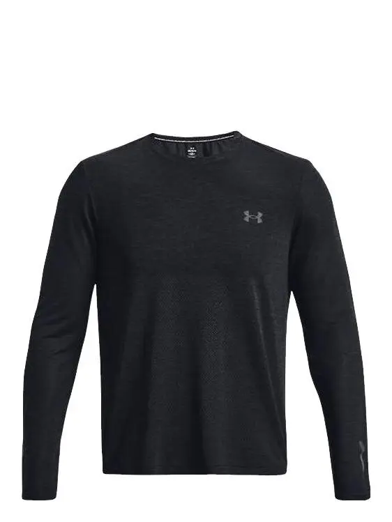 Under Armour Seamless Stride Long Sleeve Top - Black