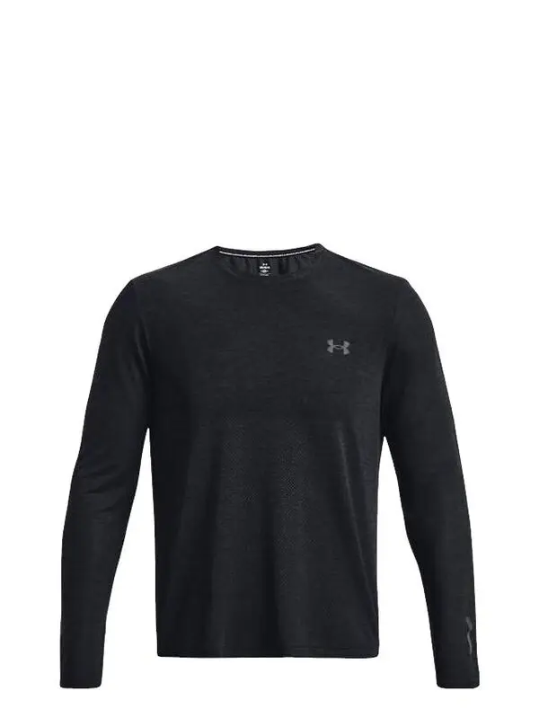 Under Armour Seamless Stride Long Sleeve Top - Black