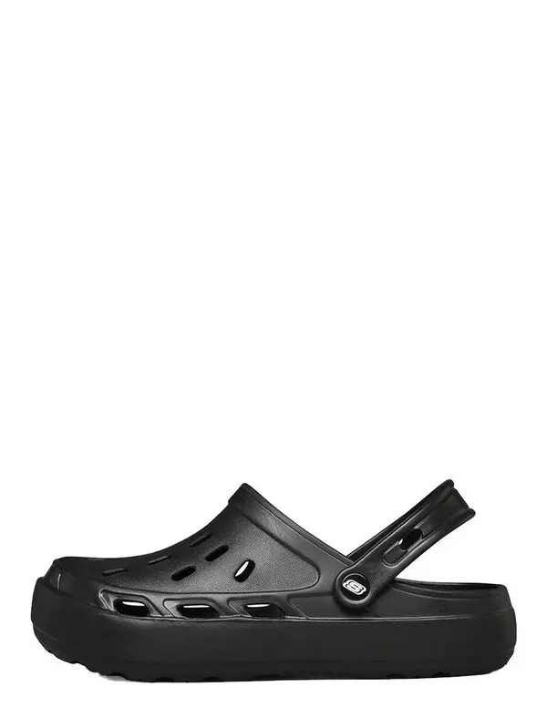 Sketchers Swifters Minimalistic Cozy Sports Slippers - Black