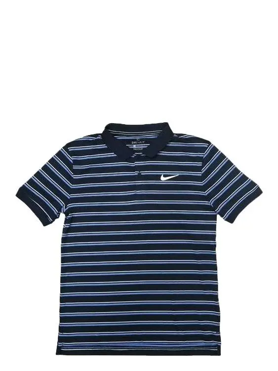 Nike As Nkct Dry Pq Polo Gx Obsidian - White