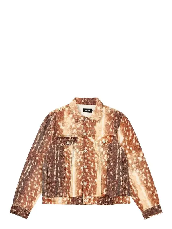 PALACE Type P Jacket Deer Print - Tan/brown