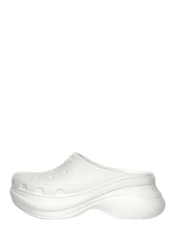 Balenciaga X Crocs Platform Mules - White
