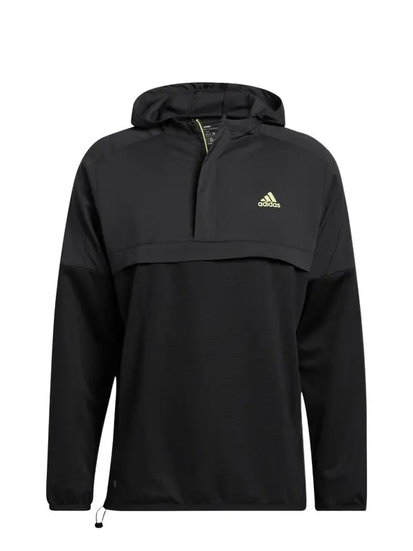 Adidas Anorak Hooded Jacket With Logo Printing And Zipper Detail - Default Colorway
