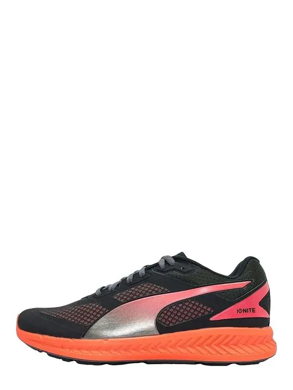 PUMA Ignite Mesh Sneakers - Black/orange
