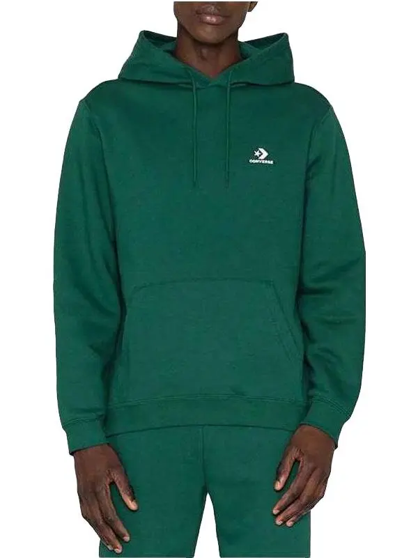 CONVERSE Embroidered Star Chevron Hoodie - Green