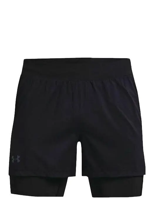 Under Armour Rush 2-in-1 Running Shorts - Black