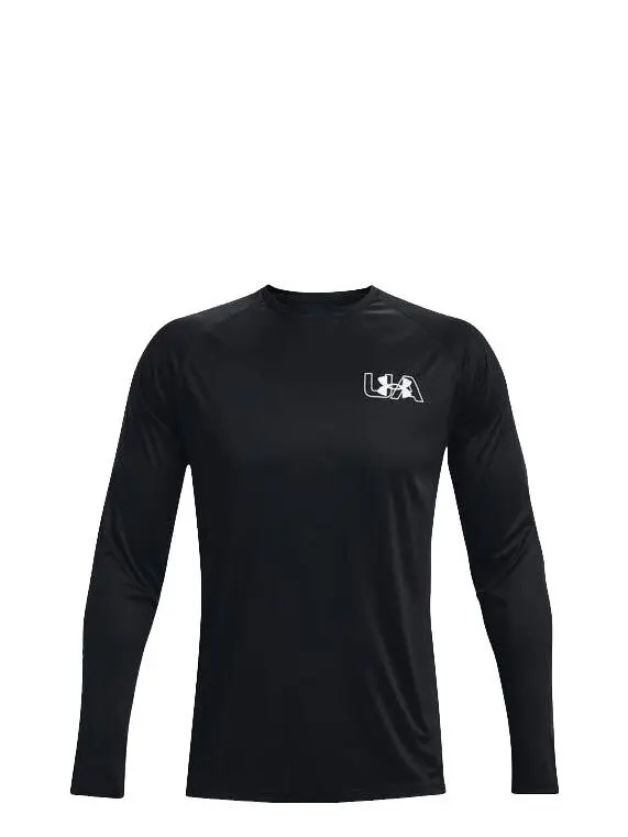 Under Armour Long Sleeve Velocity T-shirt - Black