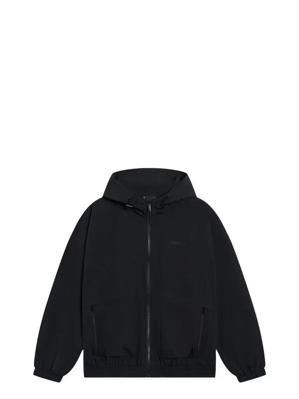LI-NING Classic Warm Logo Print Jacket - Black