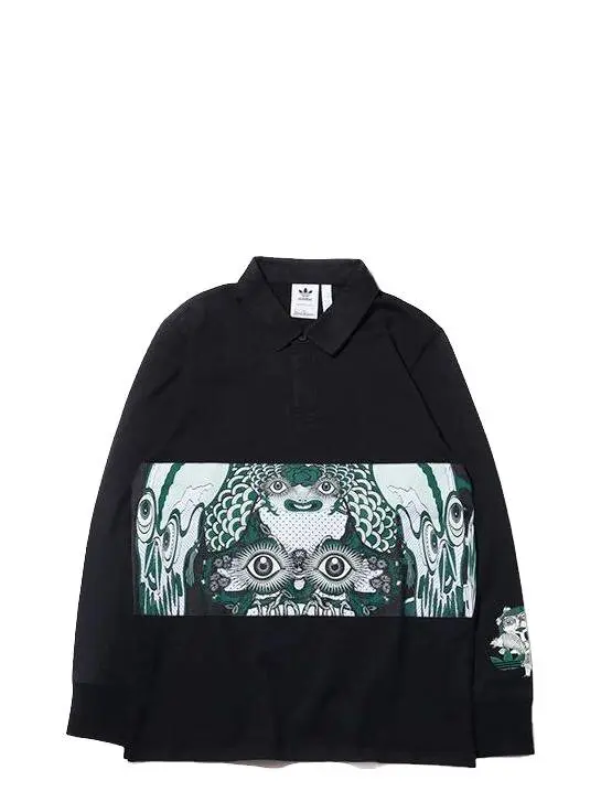Adidas Originals Gallery Rugby Shirt - Black