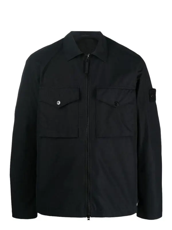 Stone Island Ghost Overshirt - Black