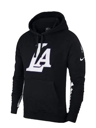 Nike Los Angeles Lakers Pullover Hoodie - Black