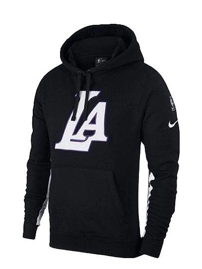 Nike Los Angeles Lakers Pullover Hoodie - Black