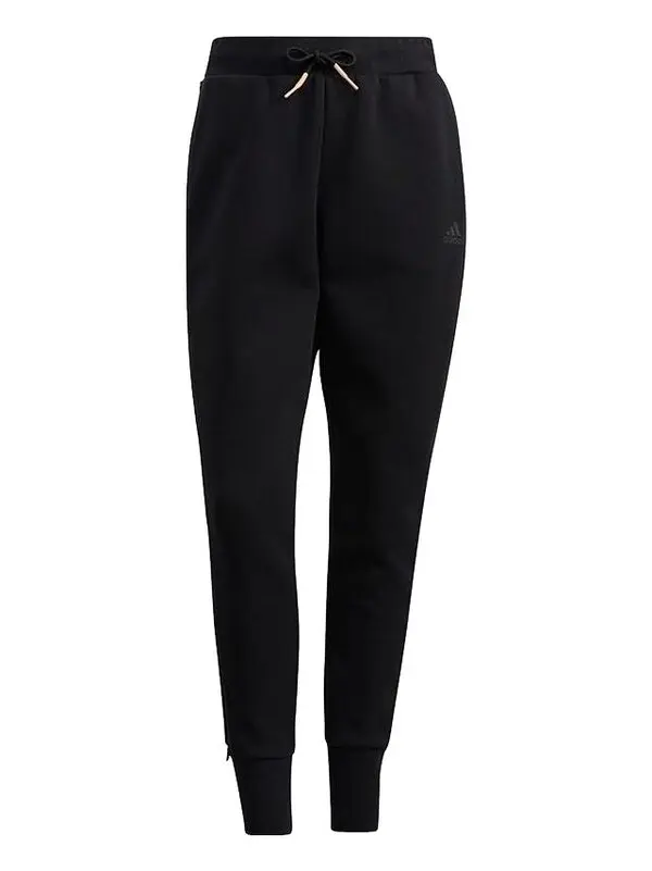 Adidas Woven Knit Track Pants Asia Sizing - Black
