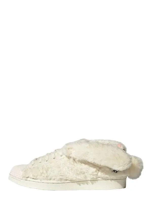 Adidas Originals Superstar X Melting Sadness Faux Fur Sneakers - Creamwhite
