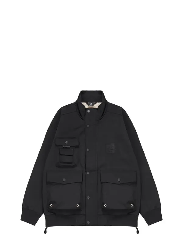 NEW BALANCE Cargo Windbreaker Jacket - Black