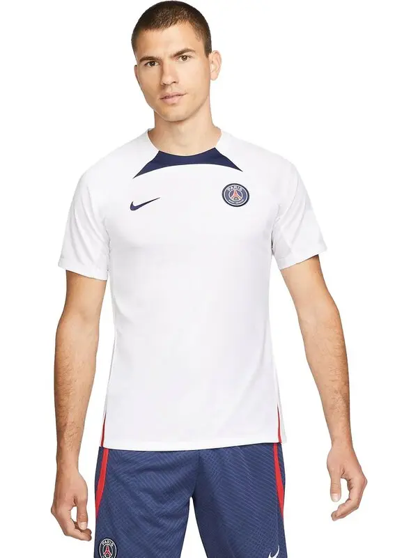 Nike Paris Saint-germain Strike Dri-fit Top - White/midnight Navy/university Red