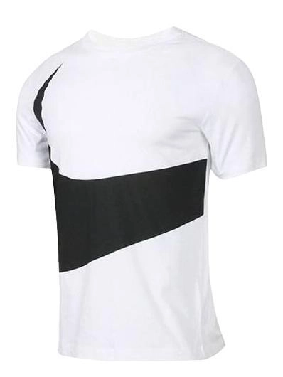 Nike Big Swoosh Logo Short Sleeve T-shirt - White