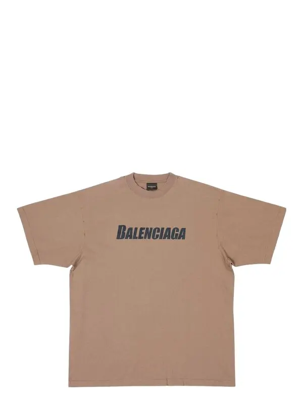 Balenciaga Boxy Fit T-shirt - Tan