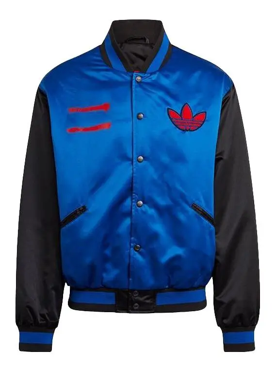 Adidas Originals X Run-dmc Collegiate Colorblock Jacket - Blue