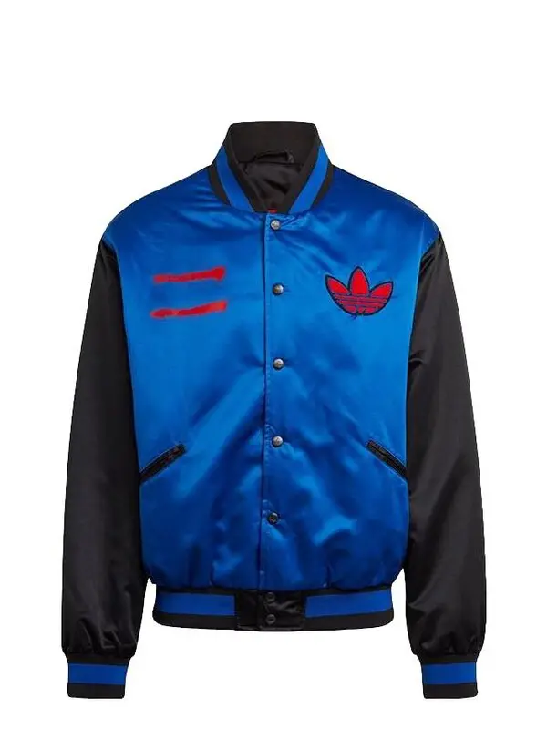 Adidas Originals X Run-dmc Collegiate Colorblock Jacket - Blue