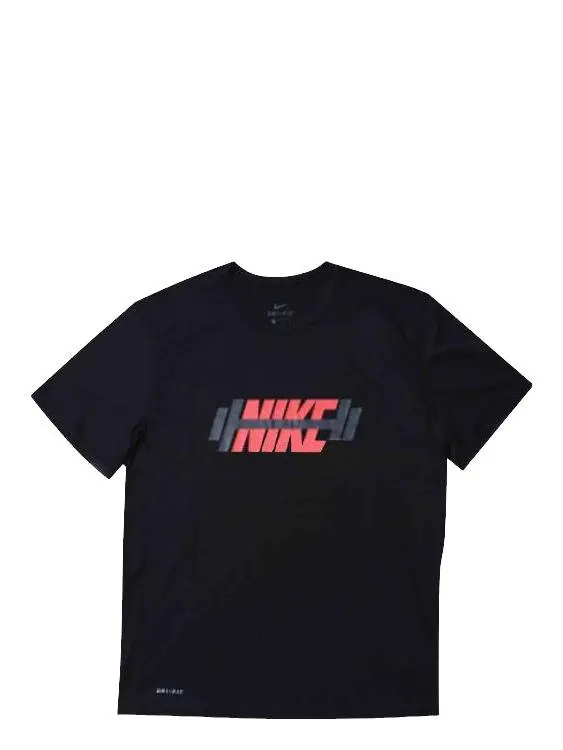 Nike Dri-fit Short Sleeve Graphic T-shirt - Black