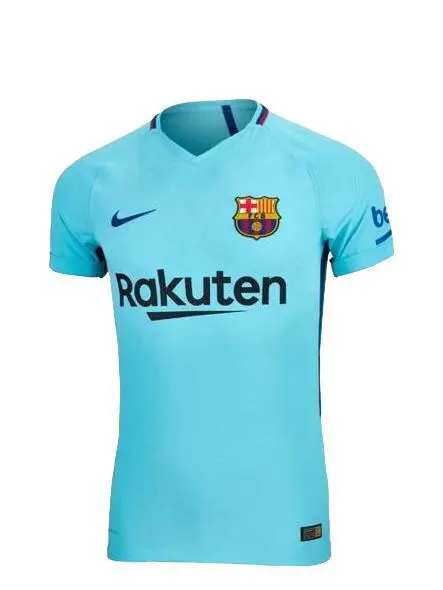Nike Fc Barcelona 17/18 Authentic Away Jersey - Tan