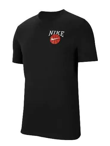 Nike Dri-fit Basketball Graphic Short Sleeve T-shirt - Black